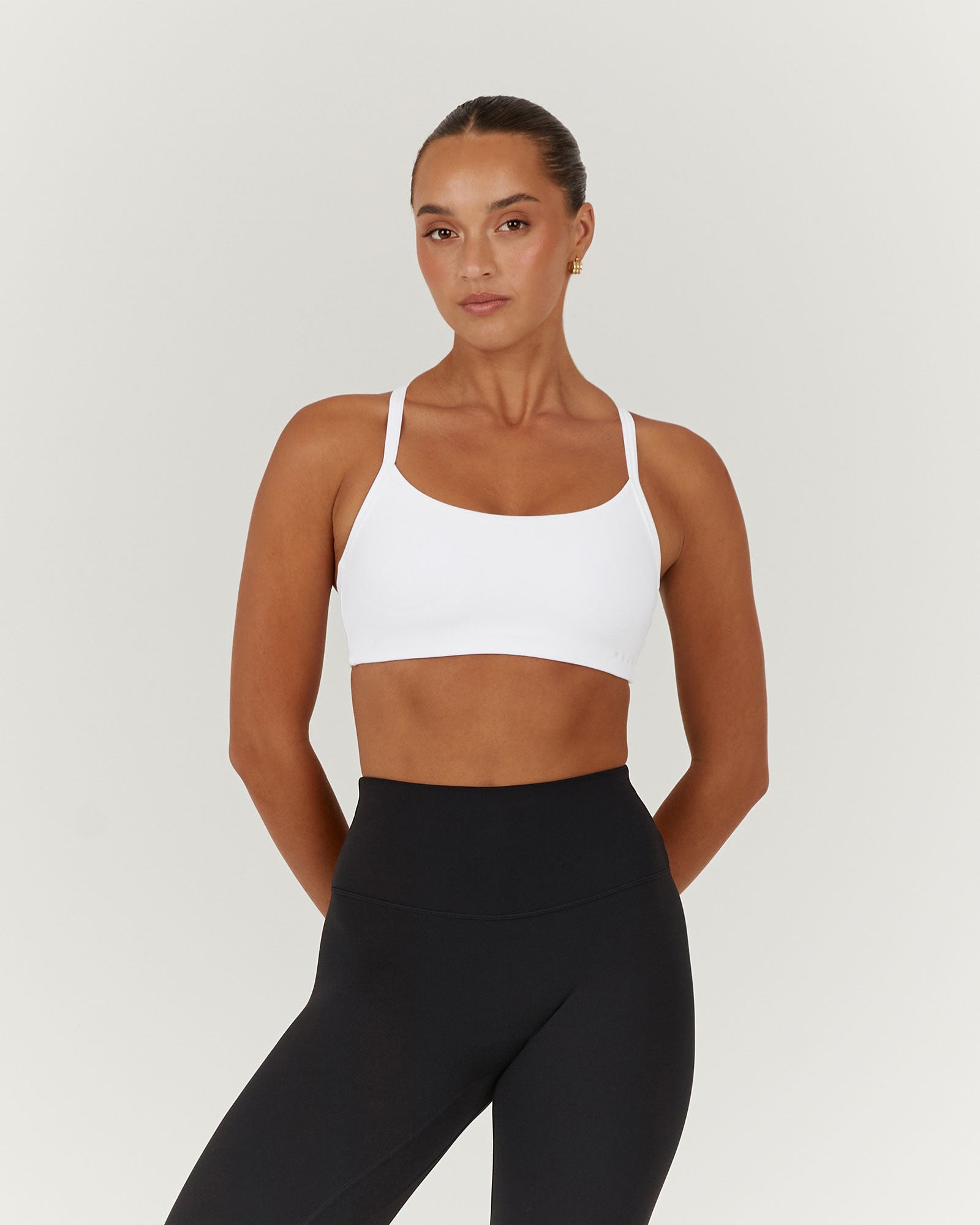 AIRE RACER BRA - WHITE – MUSCLE REPUBLIC