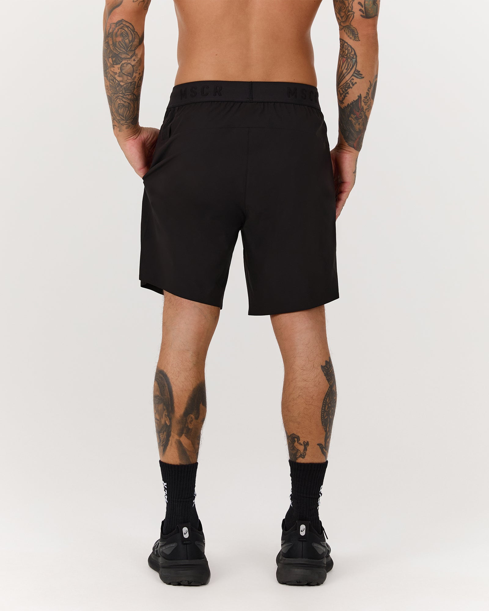 COMPOUND SHORTS 7" - BLACK – MUSCLE REPUBLIC
