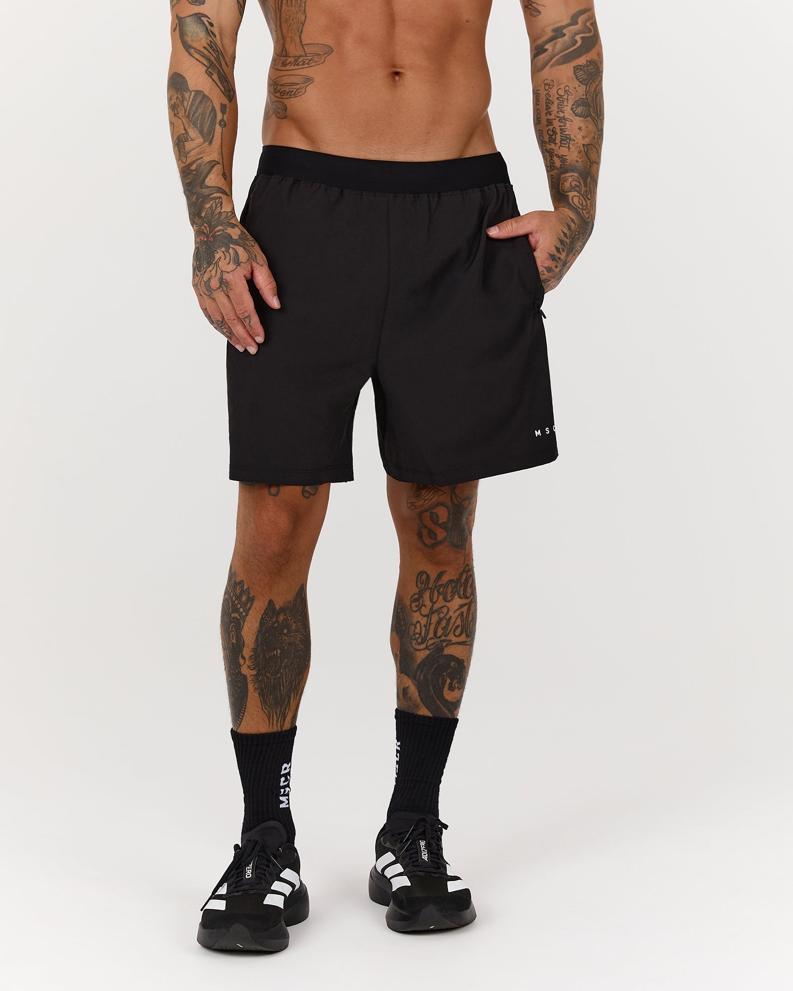 CONTENDER SHORTS 6" - BLACK – MUSCLE REPUBLIC