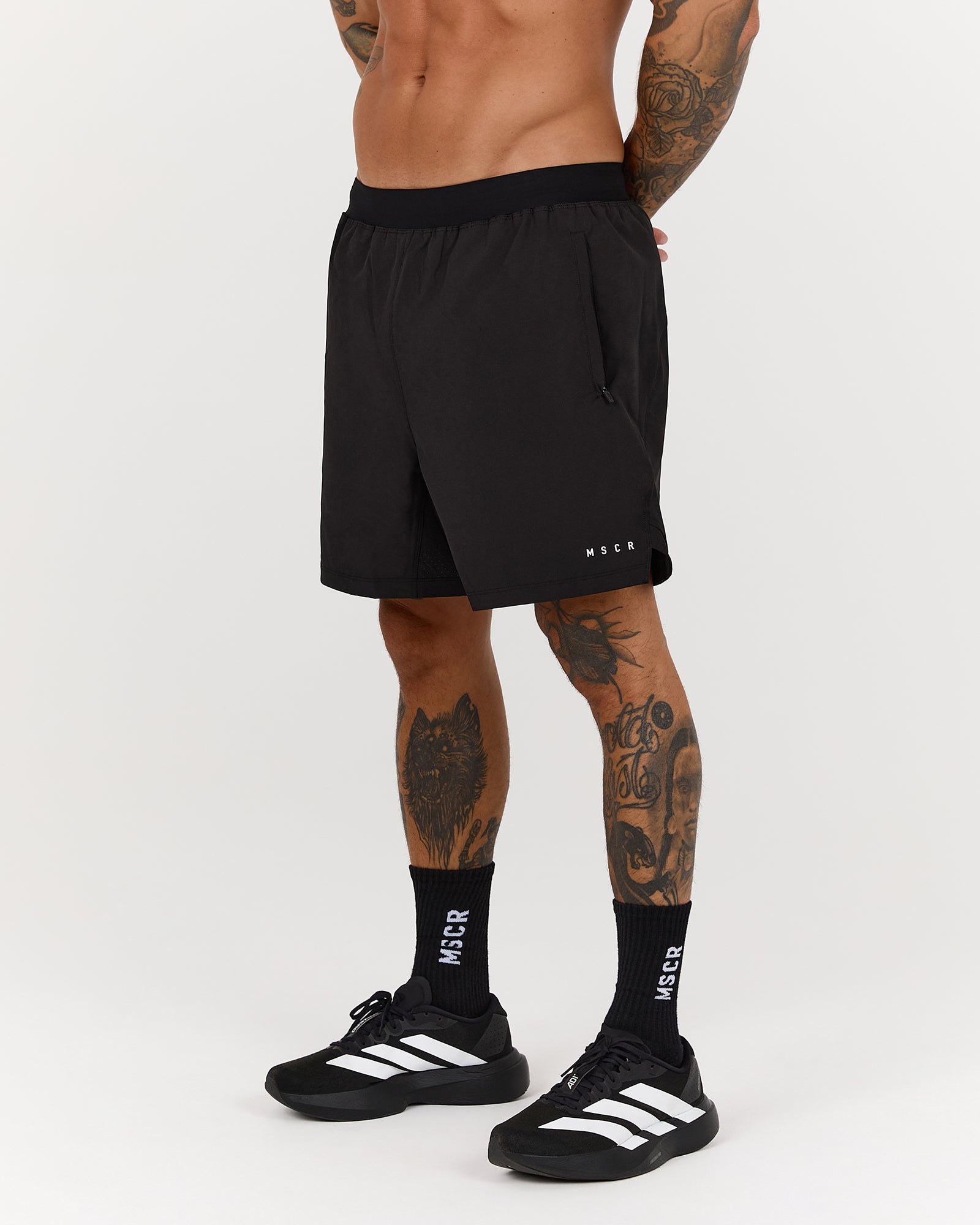CONTENDER SHORTS 6" - BLACK – MUSCLE REPUBLIC