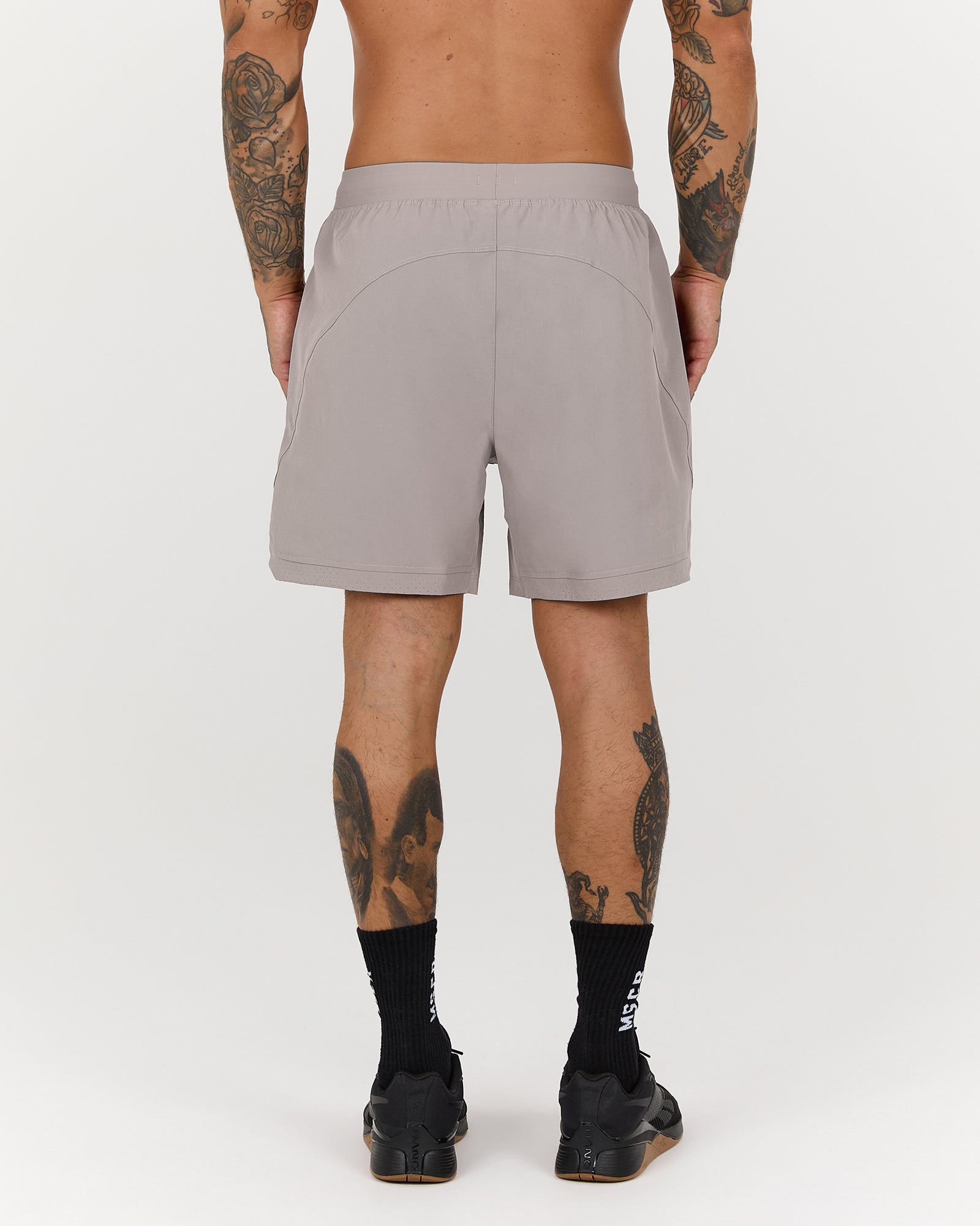 CONTENDER SHORTS 6" - MUSHROOM – MUSCLE REPUBLIC