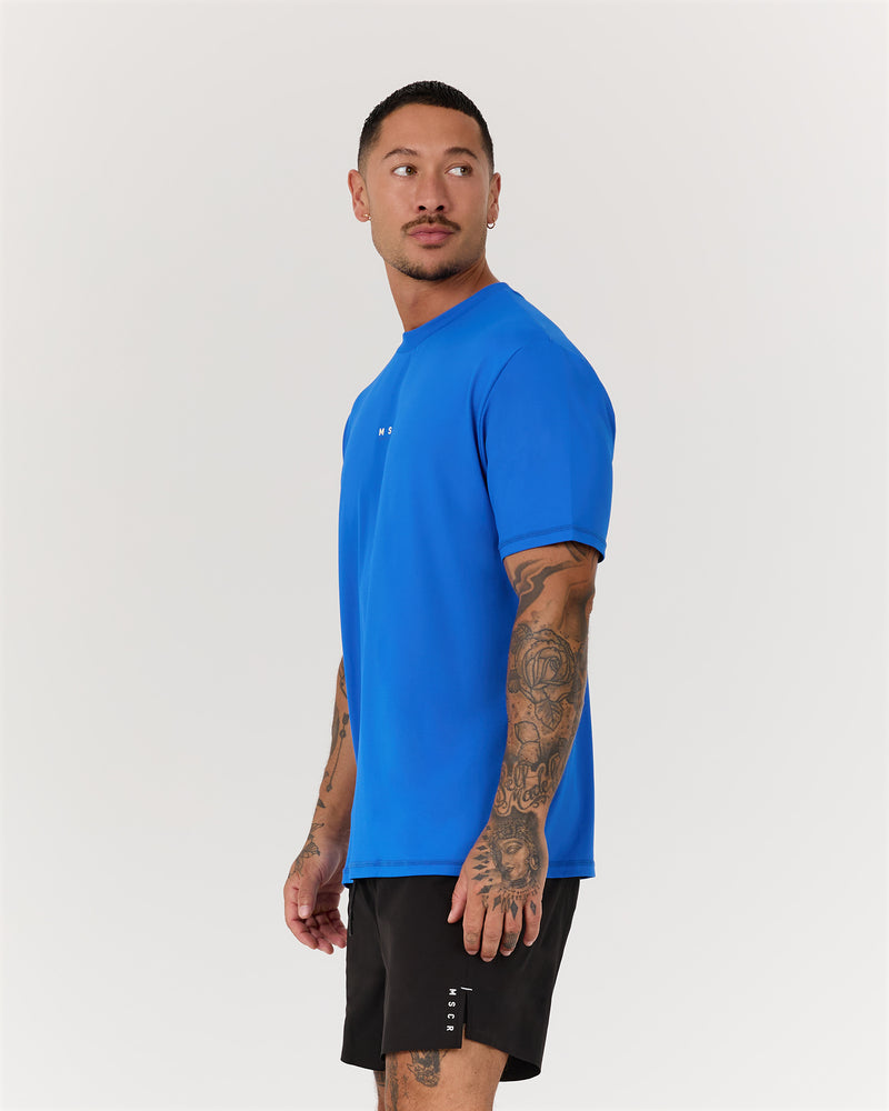 DYNAMIC TEE V2 - LUMINOUS BLUE – MUSCLE REPUBLIC