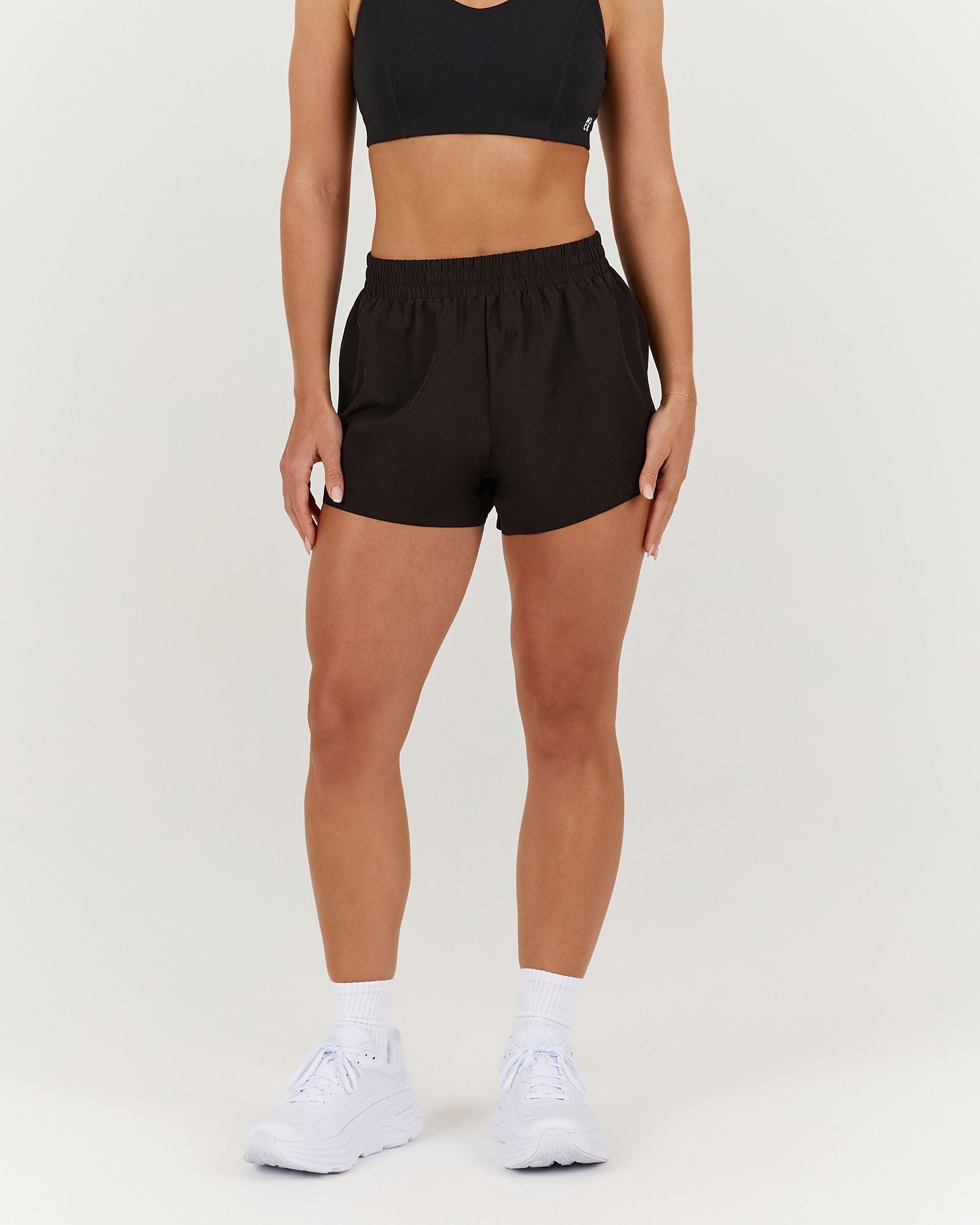 ENDURANCE RUN SHORT - BLACK – MUSCLE REPUBLIC