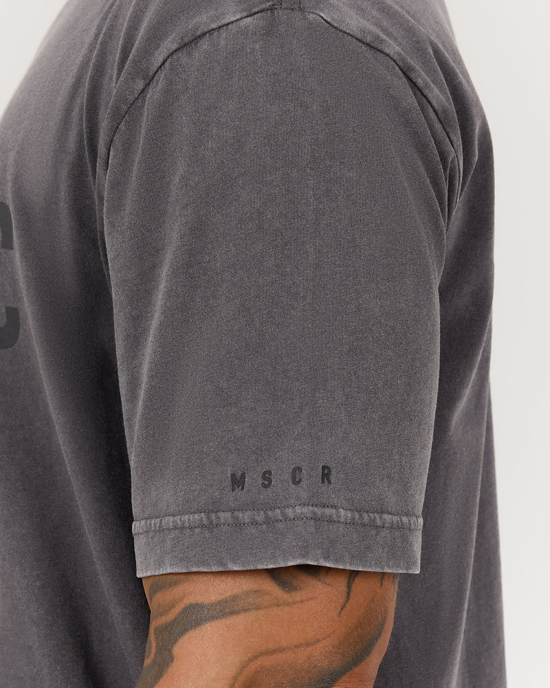 EVOLUTION RETRO TEE - CHAR – MUSCLE REPUBLIC