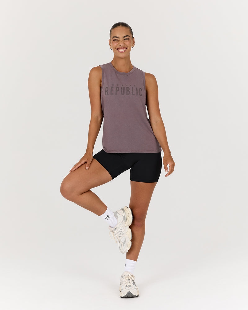 EVOLUTION VINTAGE TANK - NIGHTFALL – MUSCLE REPUBLIC