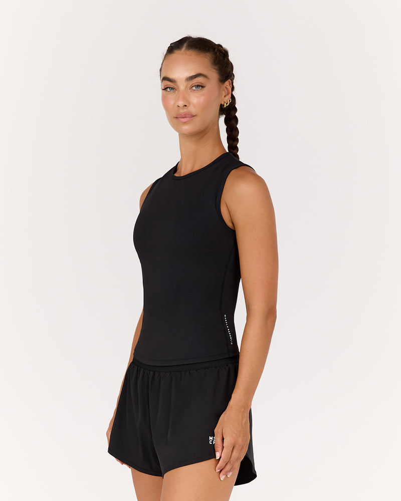 FLUID TANK TOP - BLACK – MUSCLE REPUBLIC