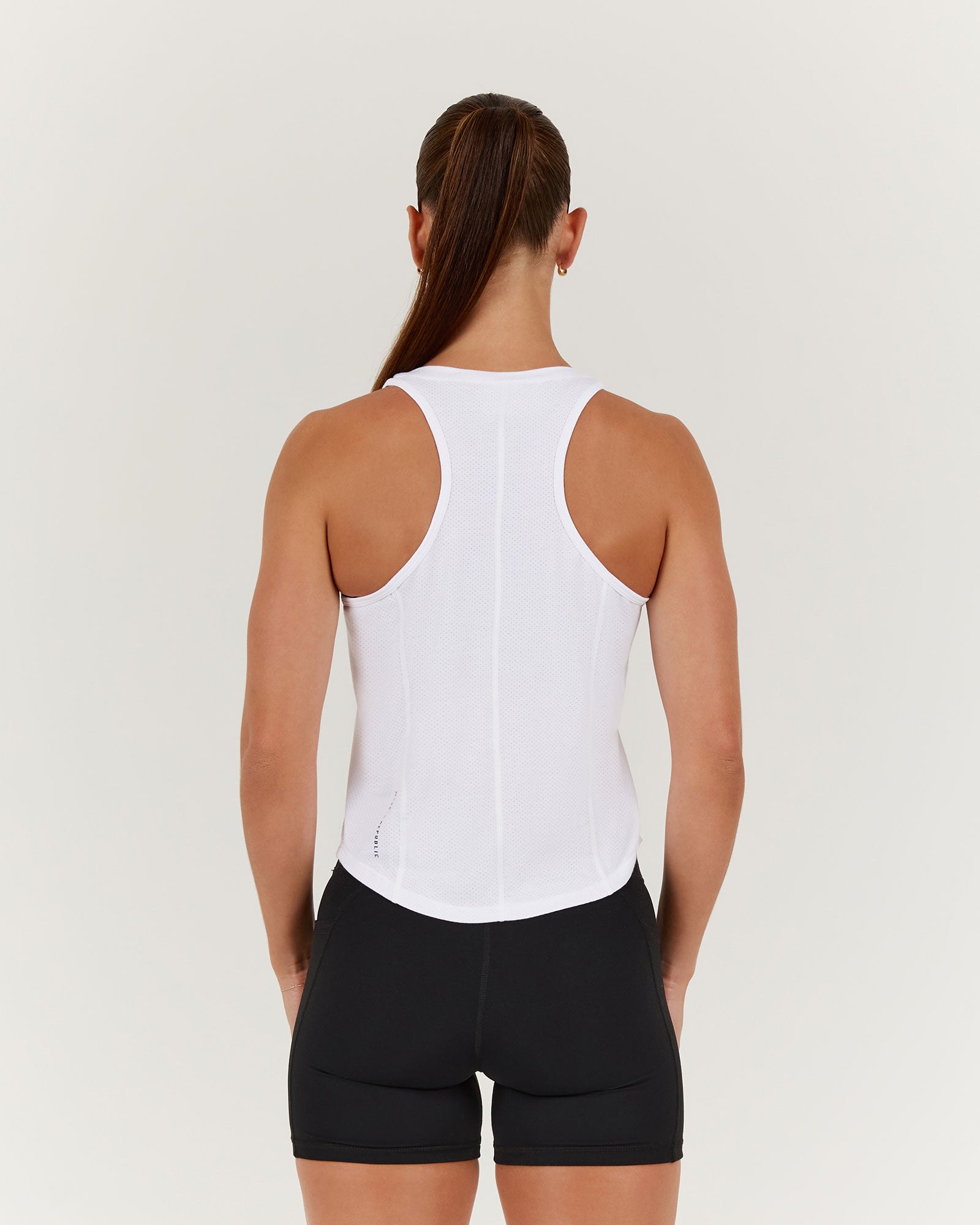 INTERVAL SINGLET - WHITE – MUSCLE REPUBLIC