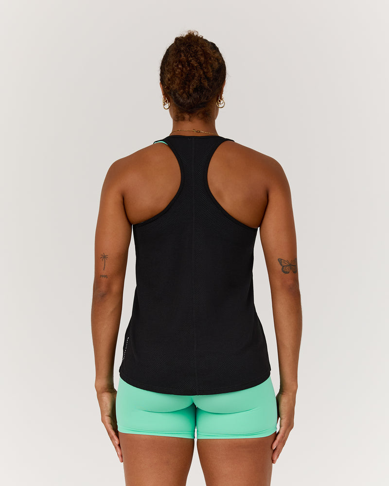 INTERVAL LONGLINE SINGLET - BLACK – MUSCLE REPUBLIC