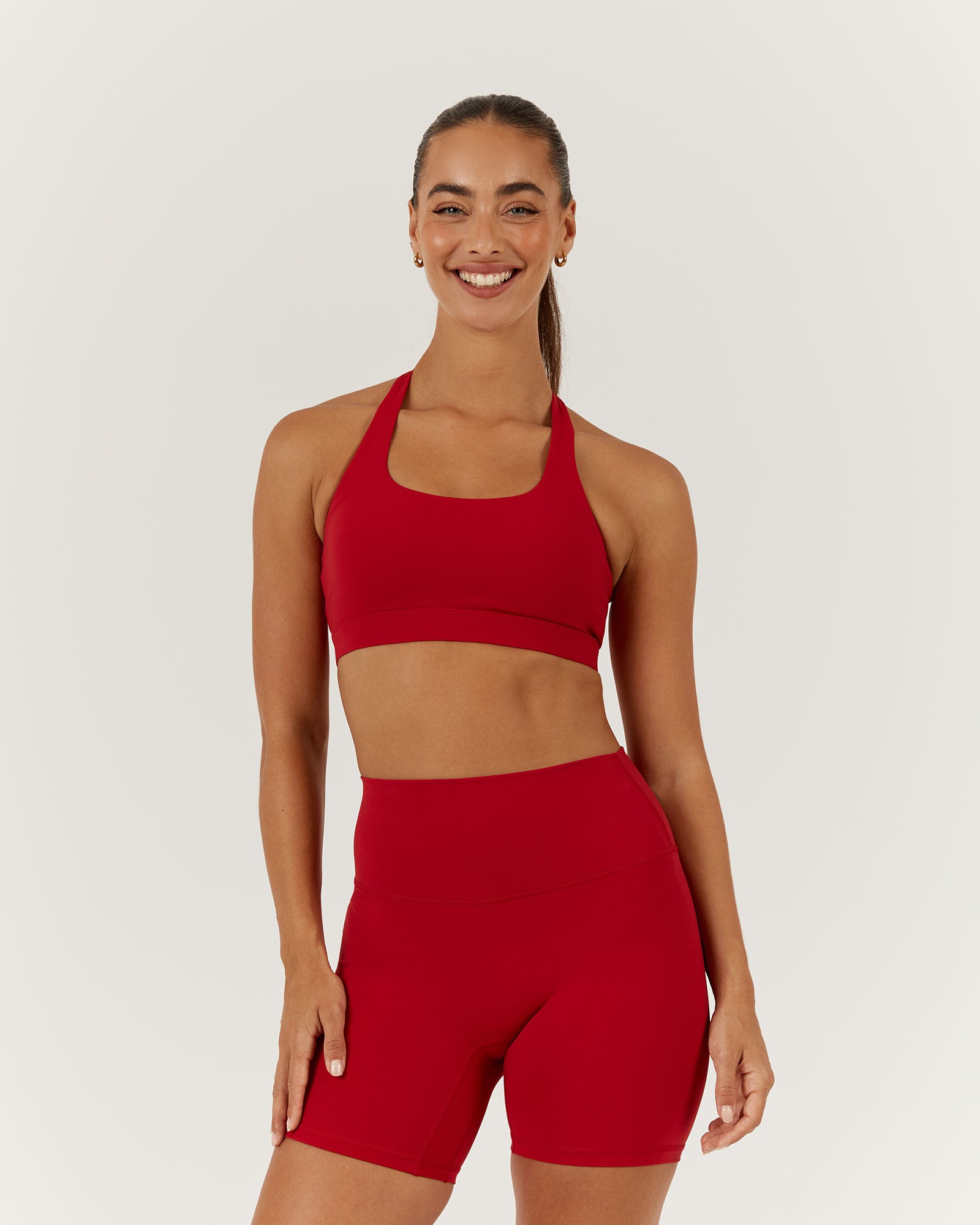 LUXE HALLY BRA - CHERRY – MUSCLE REPUBLIC