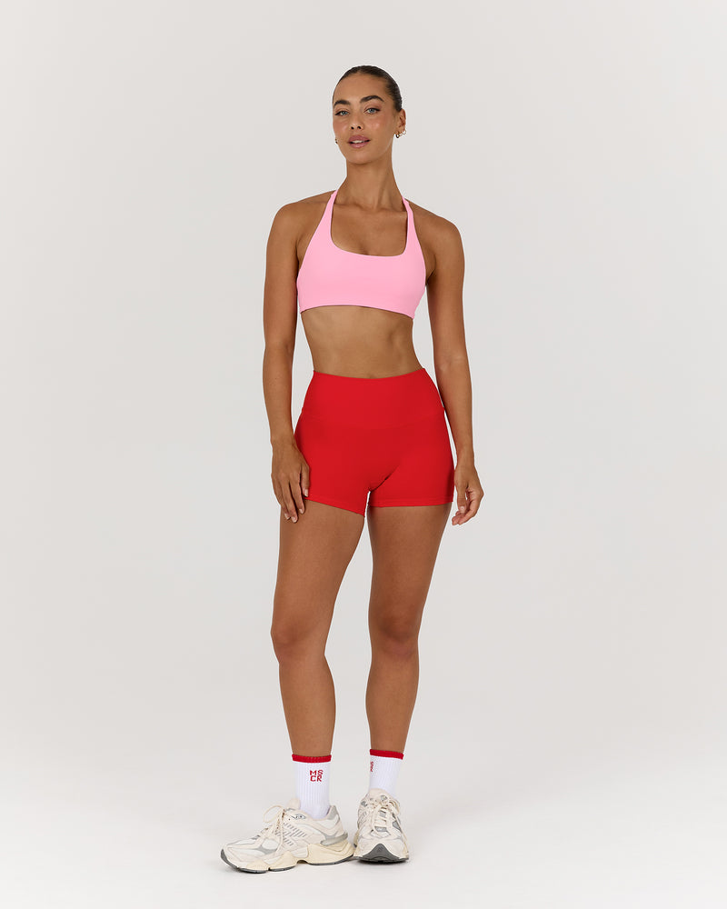 LUXE ADDISON BRA - POP PINK – MUSCLE REPUBLIC