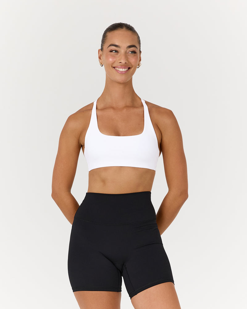LUXE ADDISON BRA - WHITE – MUSCLE REPUBLIC