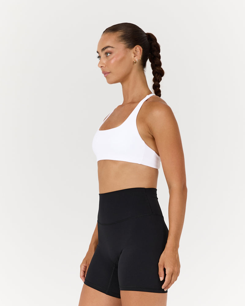 LUXE ADDISON BRA - WHITE – MUSCLE REPUBLIC