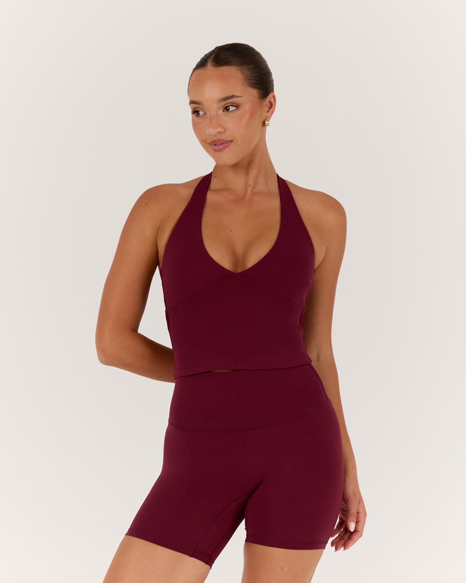 LUXE CLARA TOP - BERRY – MUSCLE REPUBLIC
