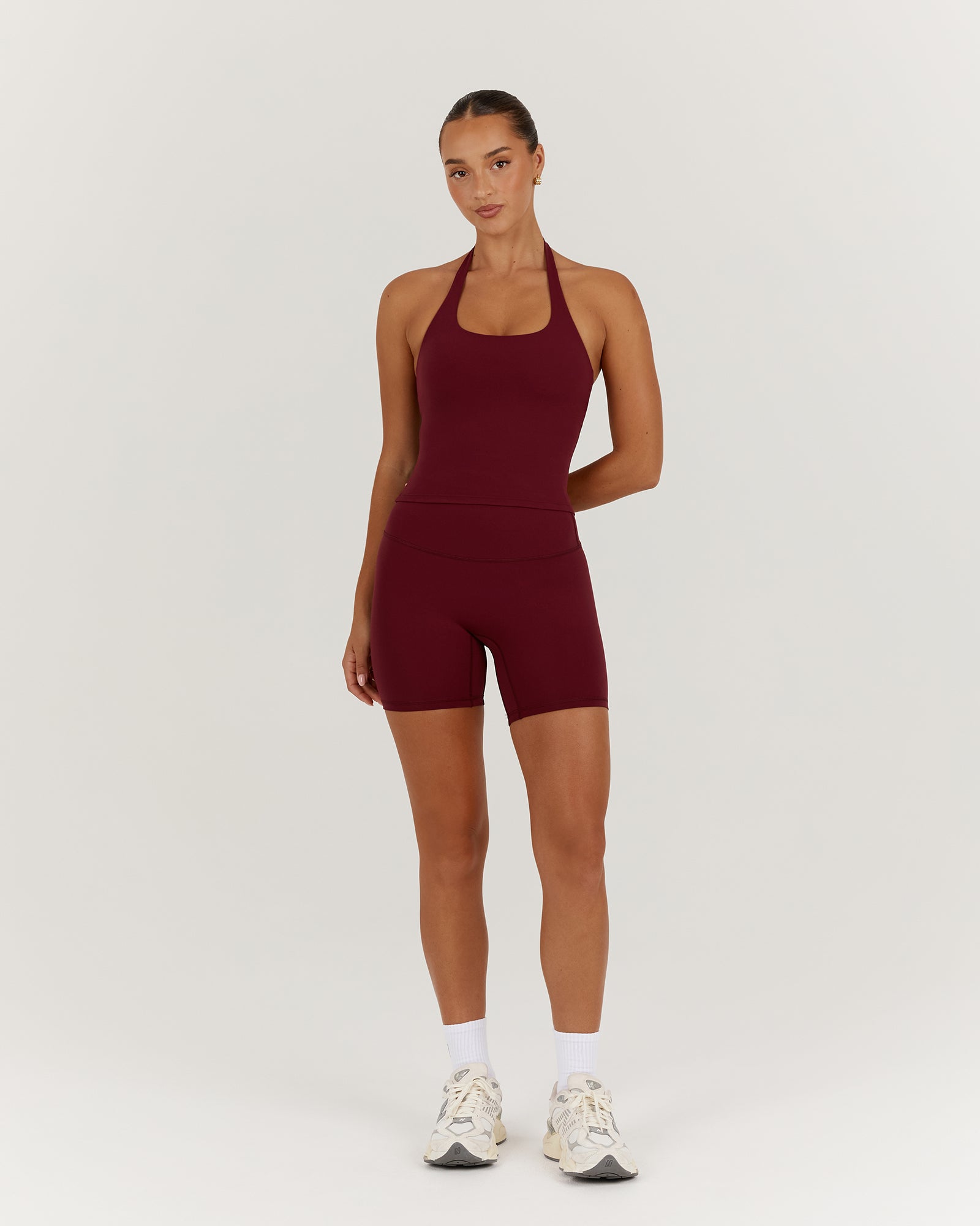 LUXE HALLY TOP - BERRY – MUSCLE REPUBLIC