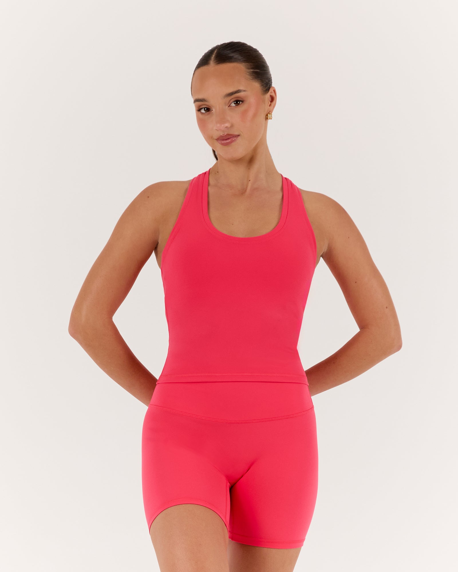 LUXE MIDRIFF TANK - SUNRISE – MUSCLE REPUBLIC