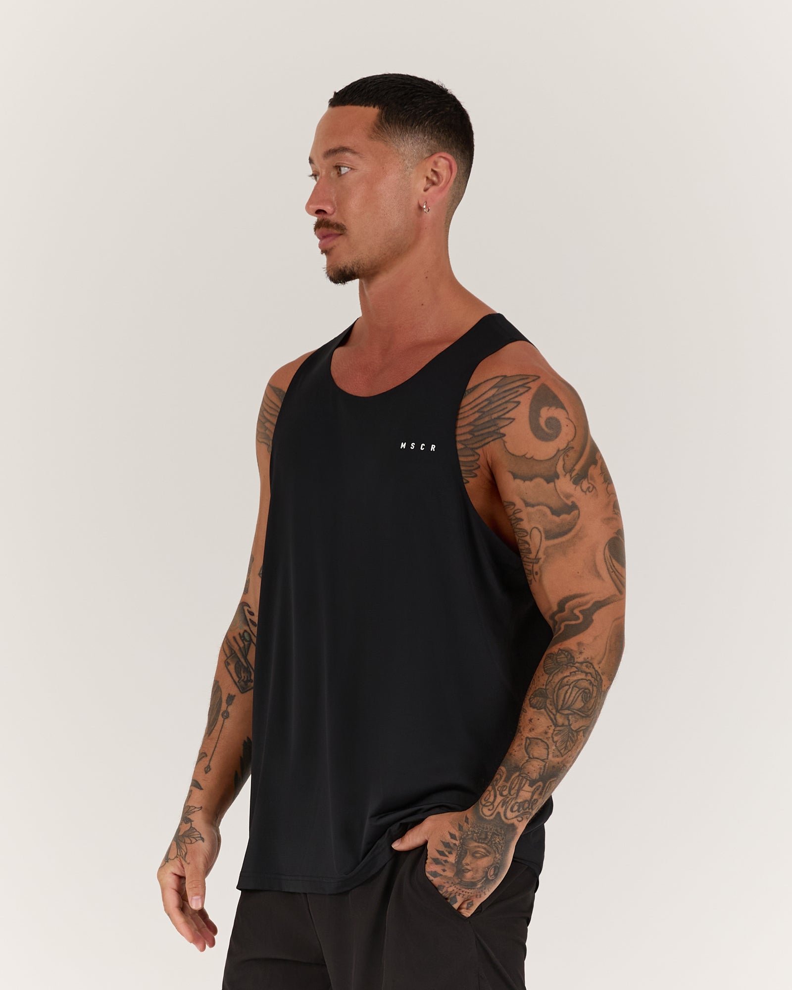 MENS TURBO TANK - BLACK – MUSCLE REPUBLIC