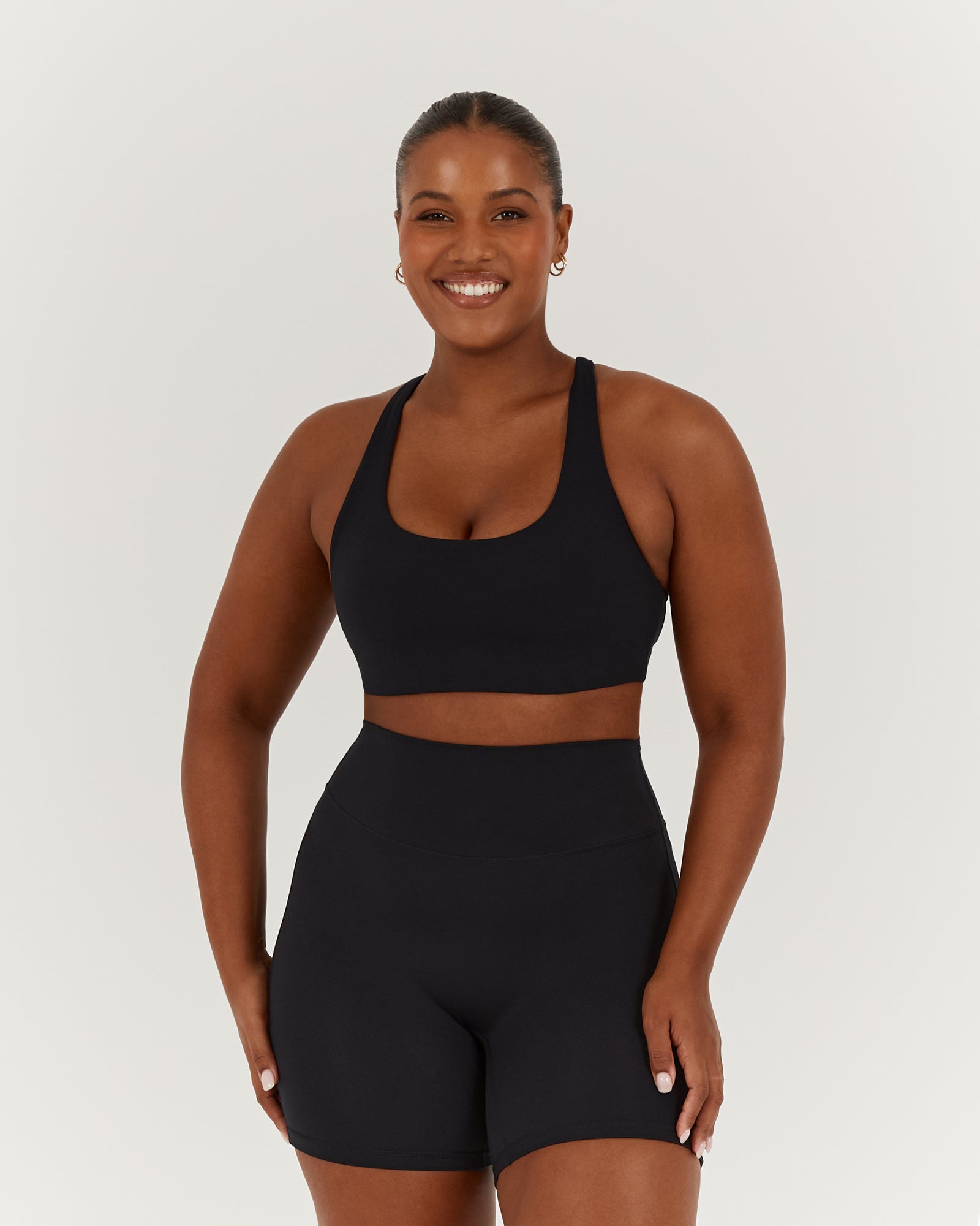 MOTION 360 CROSS BACK BRA - BLACK – MUSCLE REPUBLIC