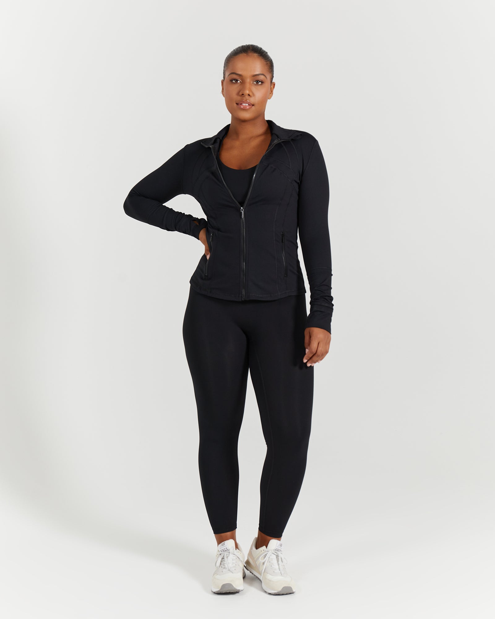 PERFORMA ZIP UP JACKET - BLACK – MUSCLE REPUBLIC