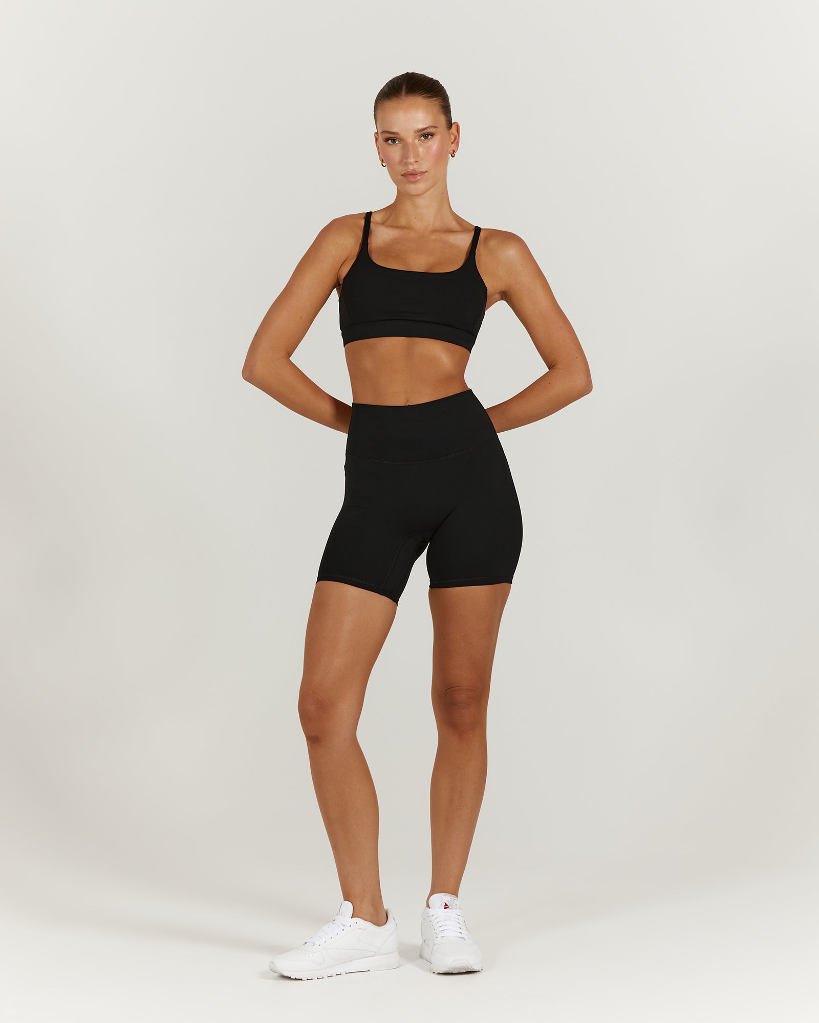 LUXE BIKER SHORTS V2 - BLACK – MUSCLE REPUBLIC