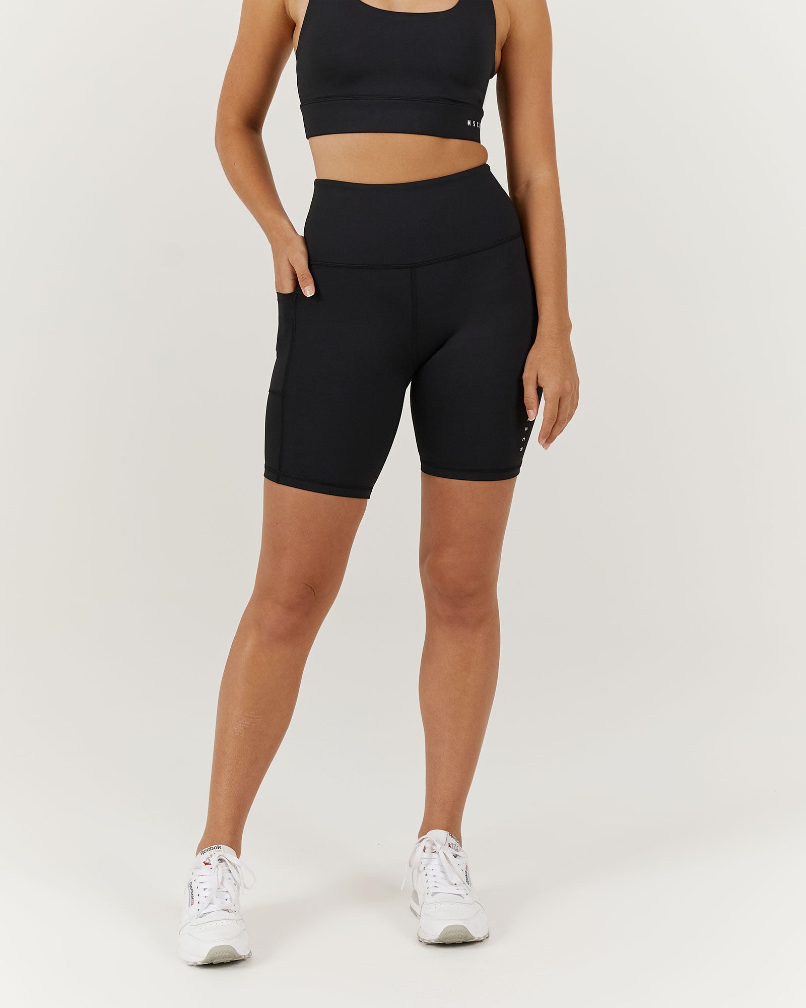 BIKER SHORTS - BLACK – MUSCLE REPUBLIC