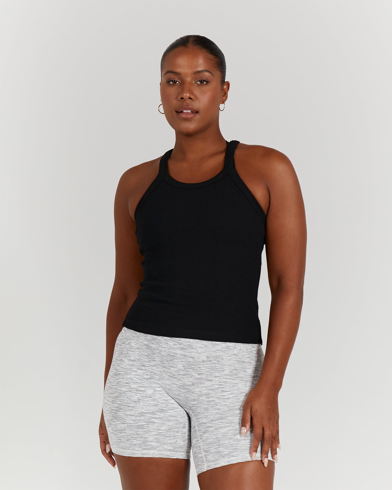 AGILITY RIBBED TANK TOP - BLACK – MUSCLE REPUBLIC