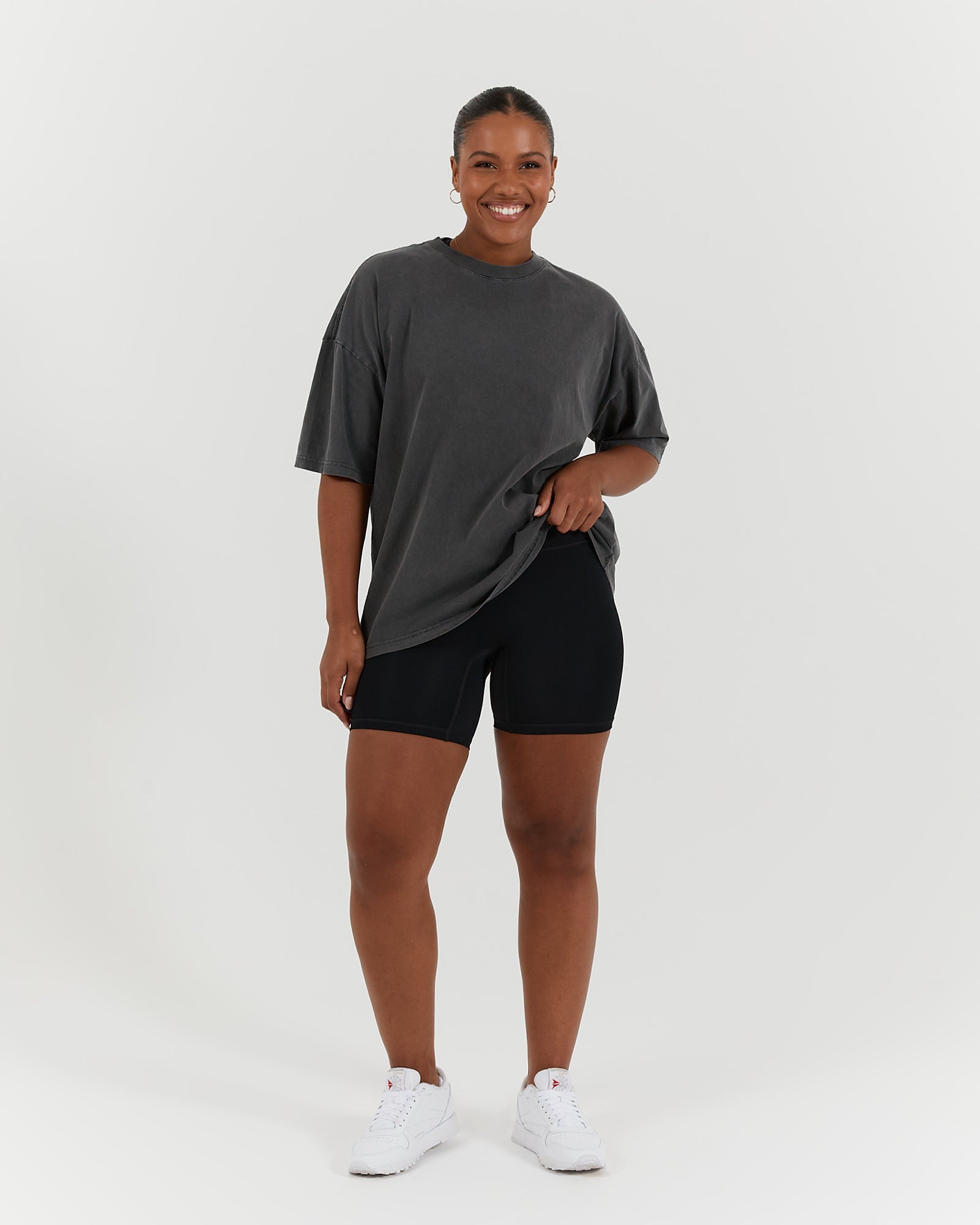 ESSENTIALS TEE - FADED ONYX – MUSCLE REPUBLIC
