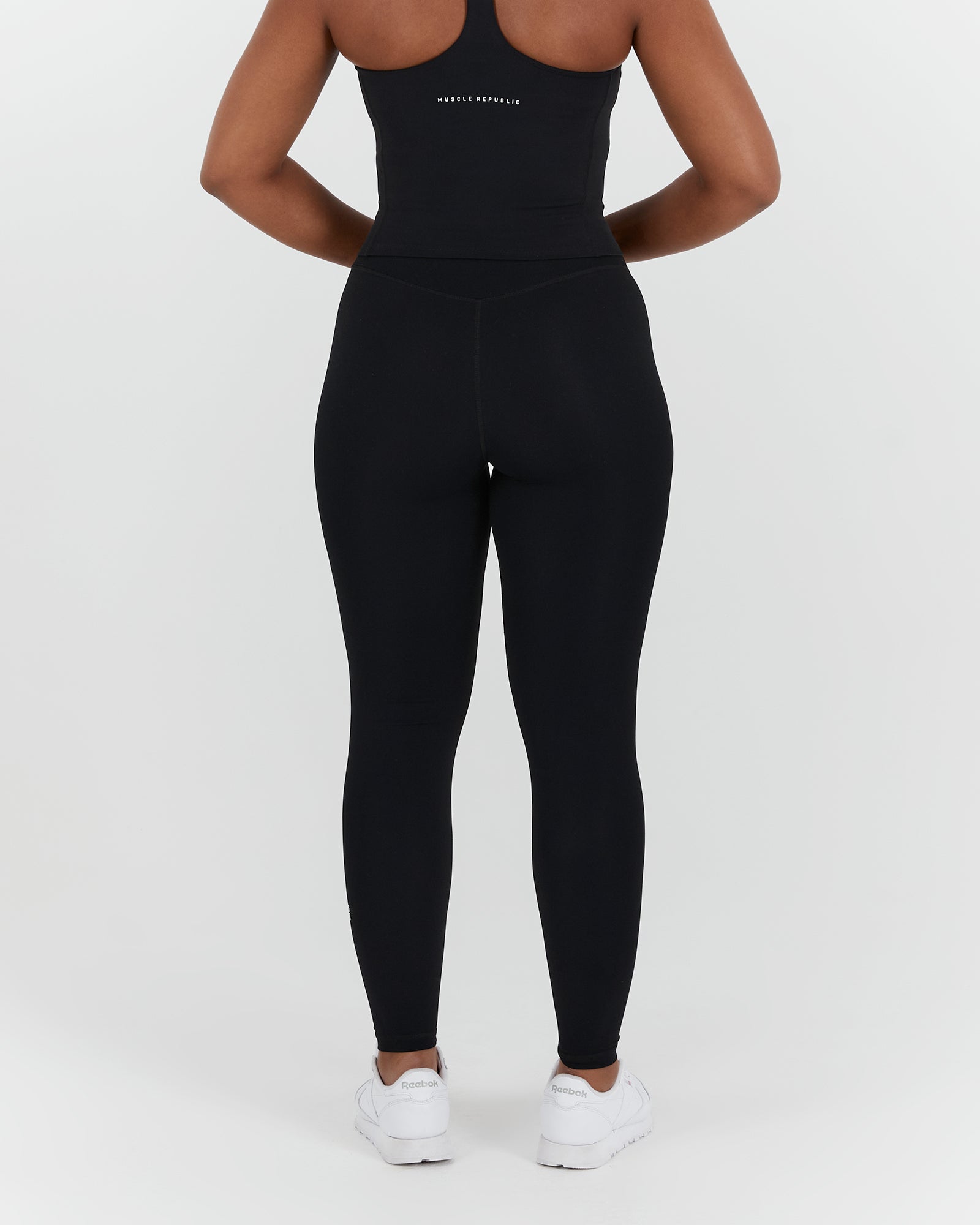 SCULPT LEGGINGS FULL - BLACK – MUSCLE REPUBLIC