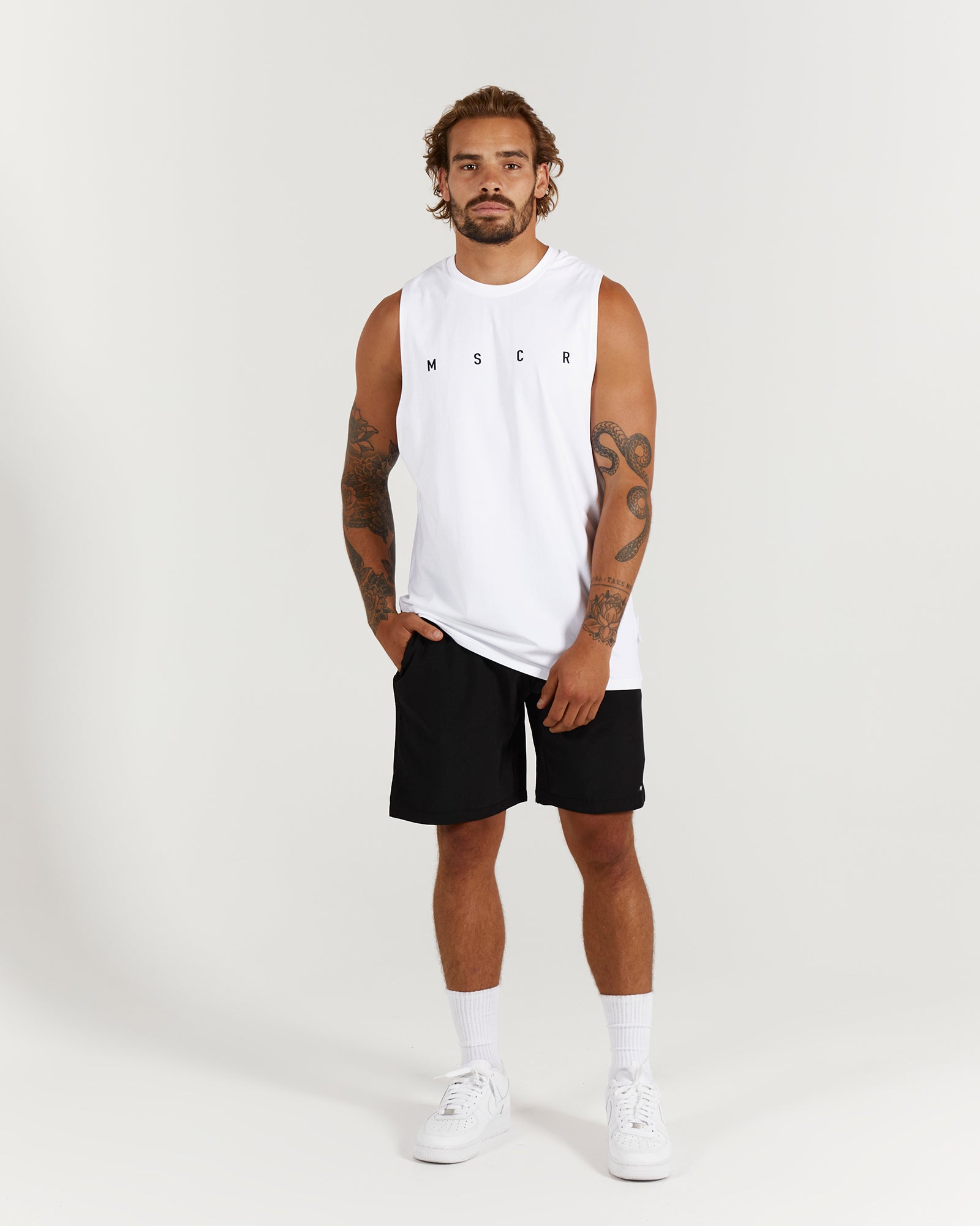 ROCKY MUSCLE TANK - WHITE – MUSCLE REPUBLIC