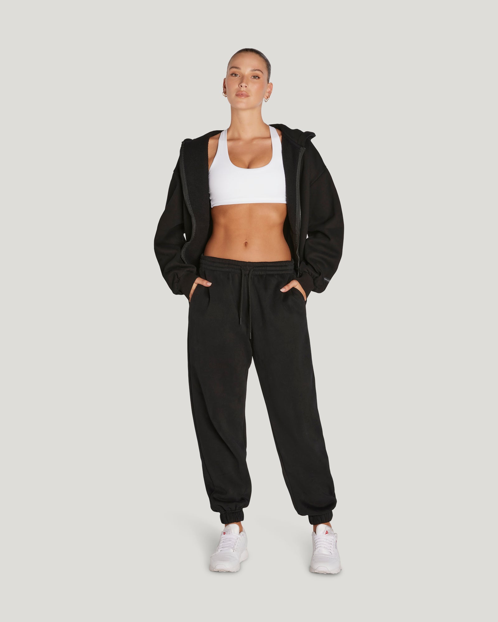 OVERSIZED TRACKIES - BLACK – MUSCLE REPUBLIC