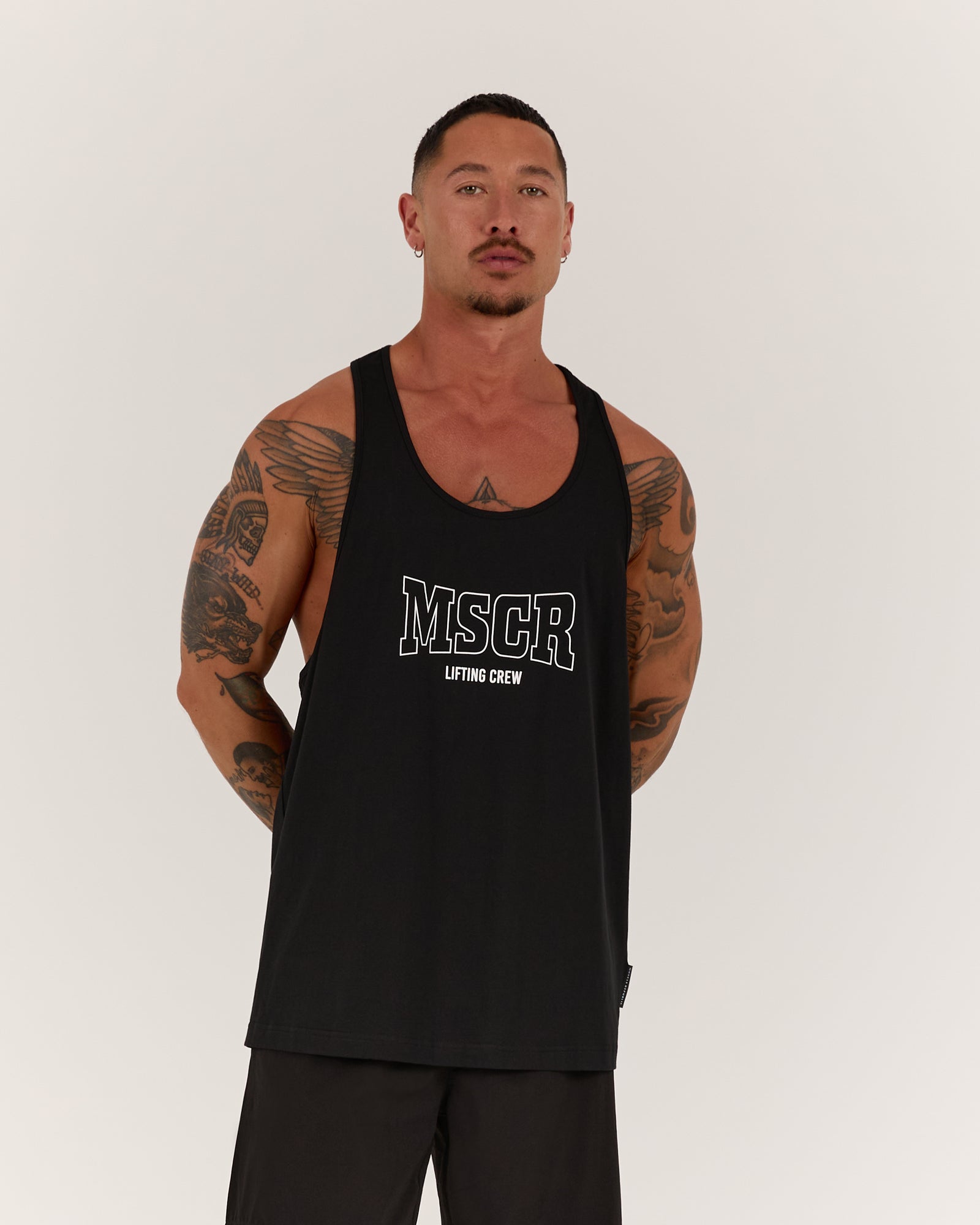 TONY STRINGER - BLACK – MUSCLE REPUBLIC