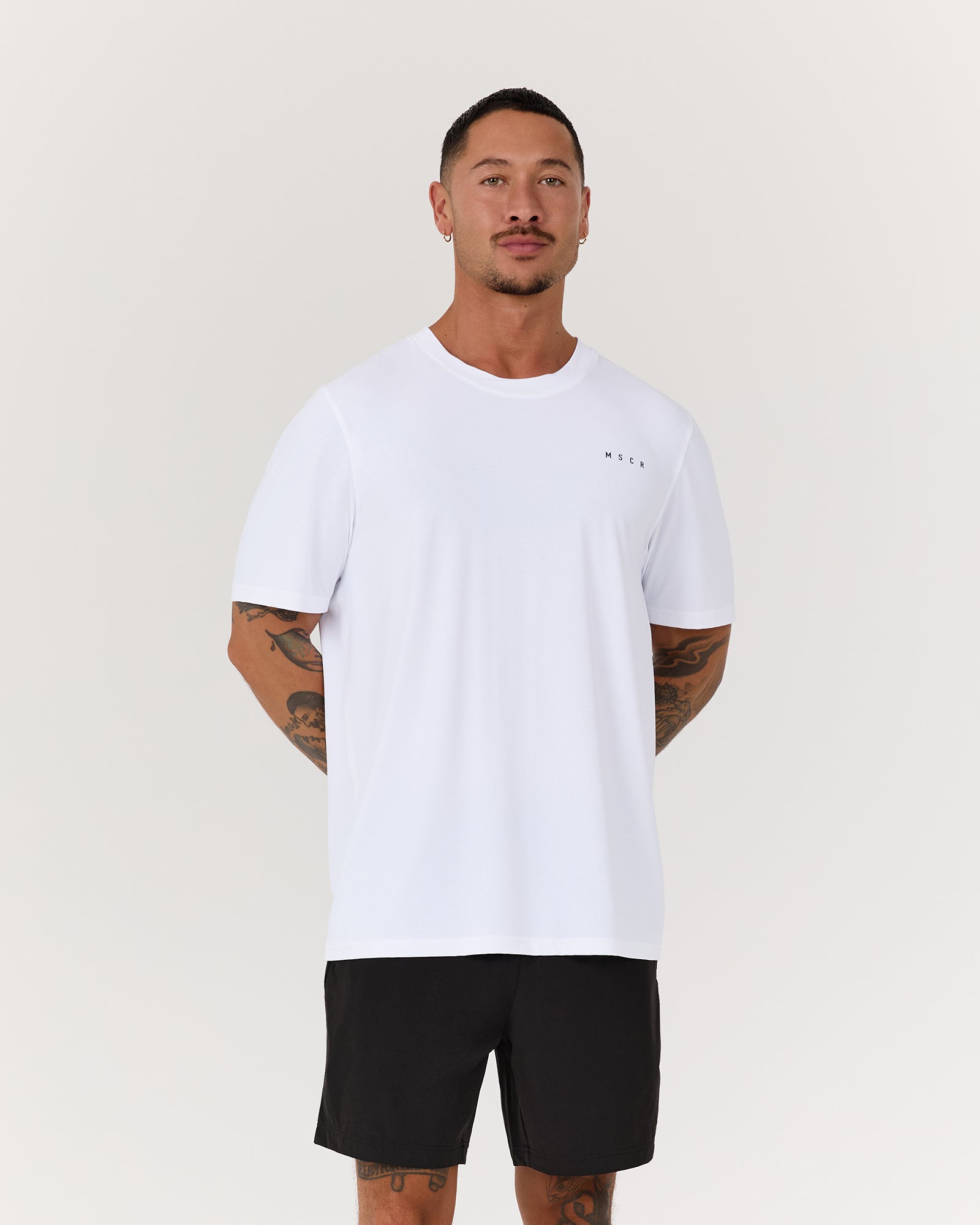 TURBO TEE - WHITE – MUSCLE REPUBLIC