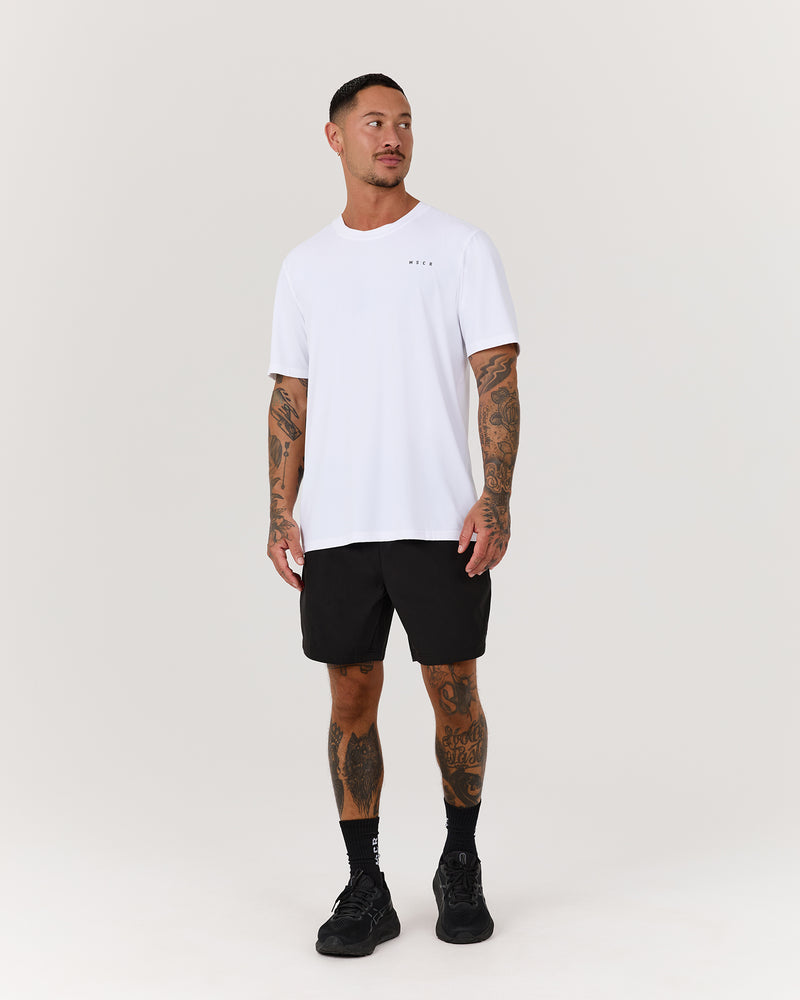 TURBO TEE - WHITE – MUSCLE REPUBLIC
